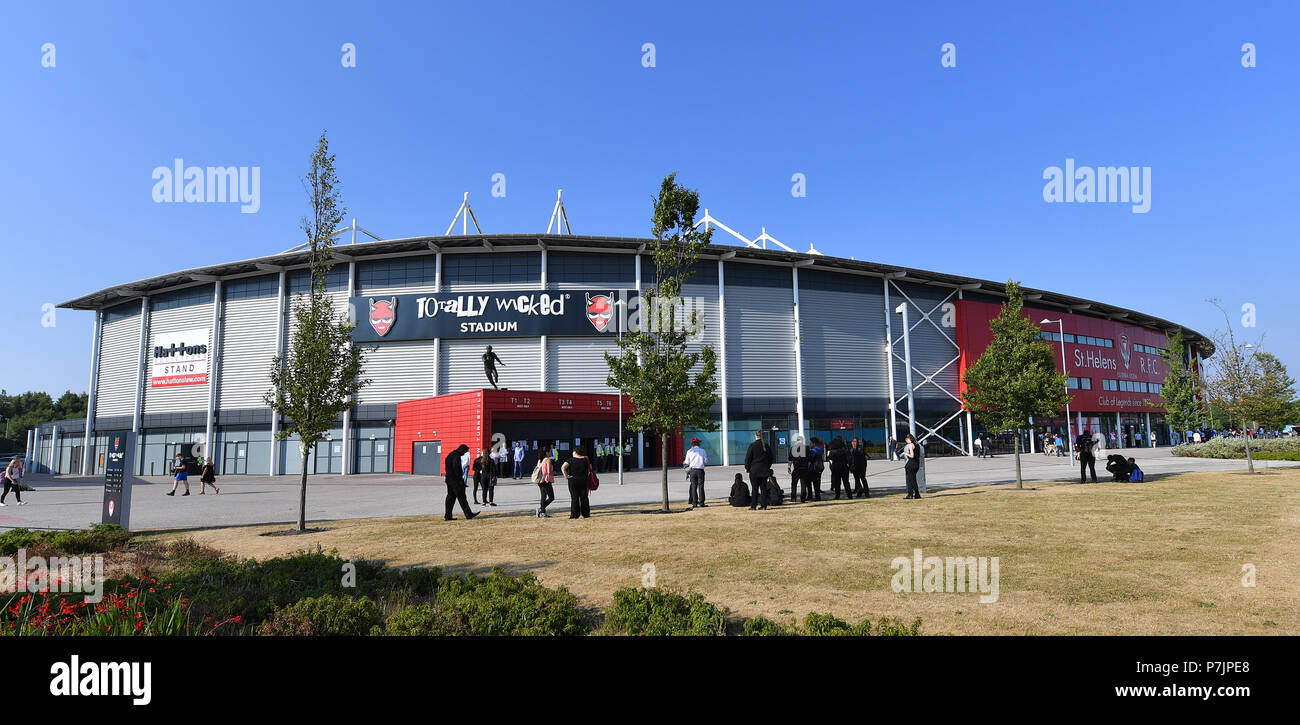 A general view of the Totally Wicked Stadium before the Betfred Super ...