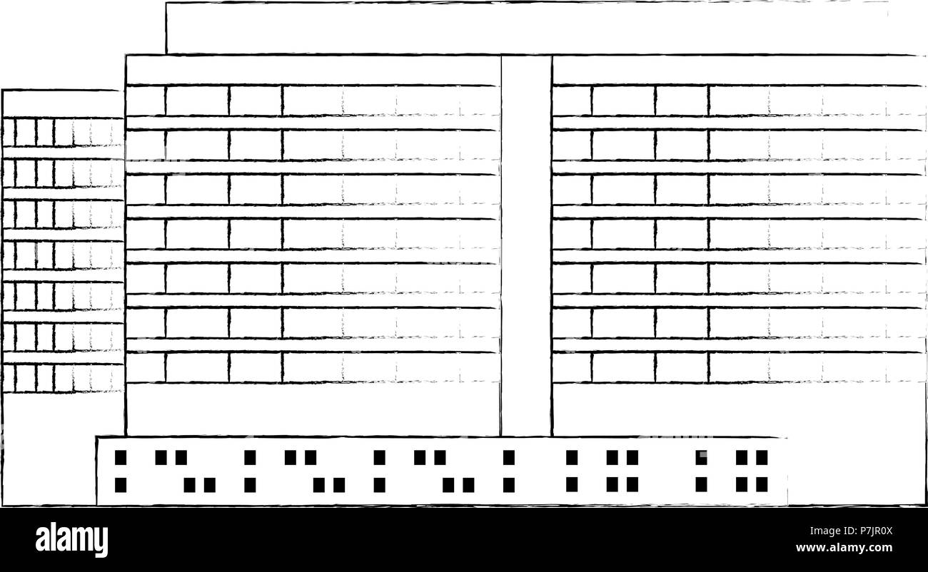 big building facade icon Stock Vector Image & Art - Alamy