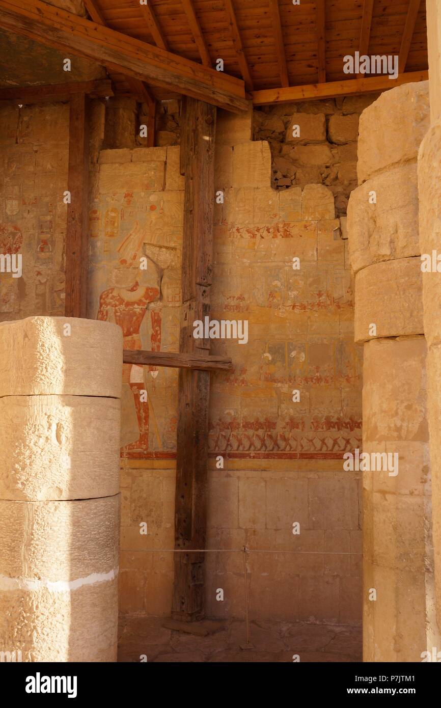 Temple Deir The Bahary. It means "The northern convent" and is a ...