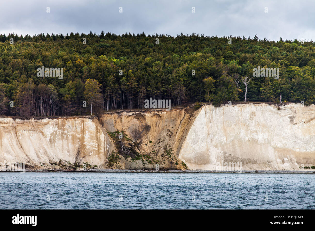 Landslide at the chalk cliffs of Rügen Stock Photo - Alamy
