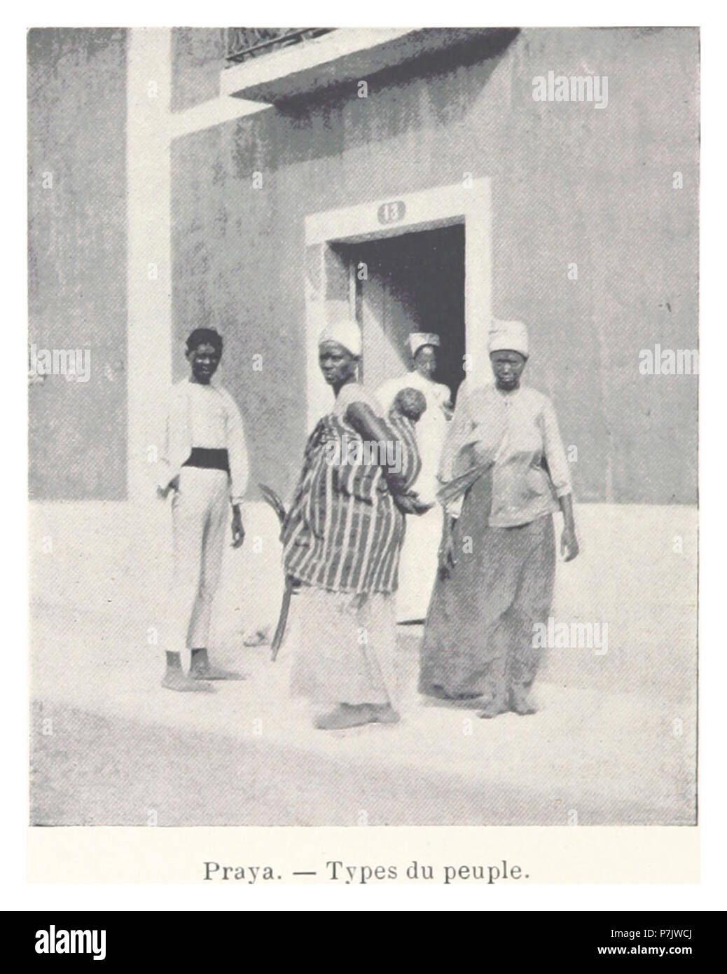 234 Praya. - Types du peuple Stock Photo - Alamy