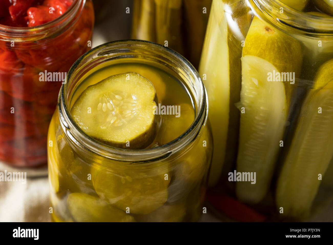 Vegetable Pickles In Jar High Resolution Stock Photography and Images ...