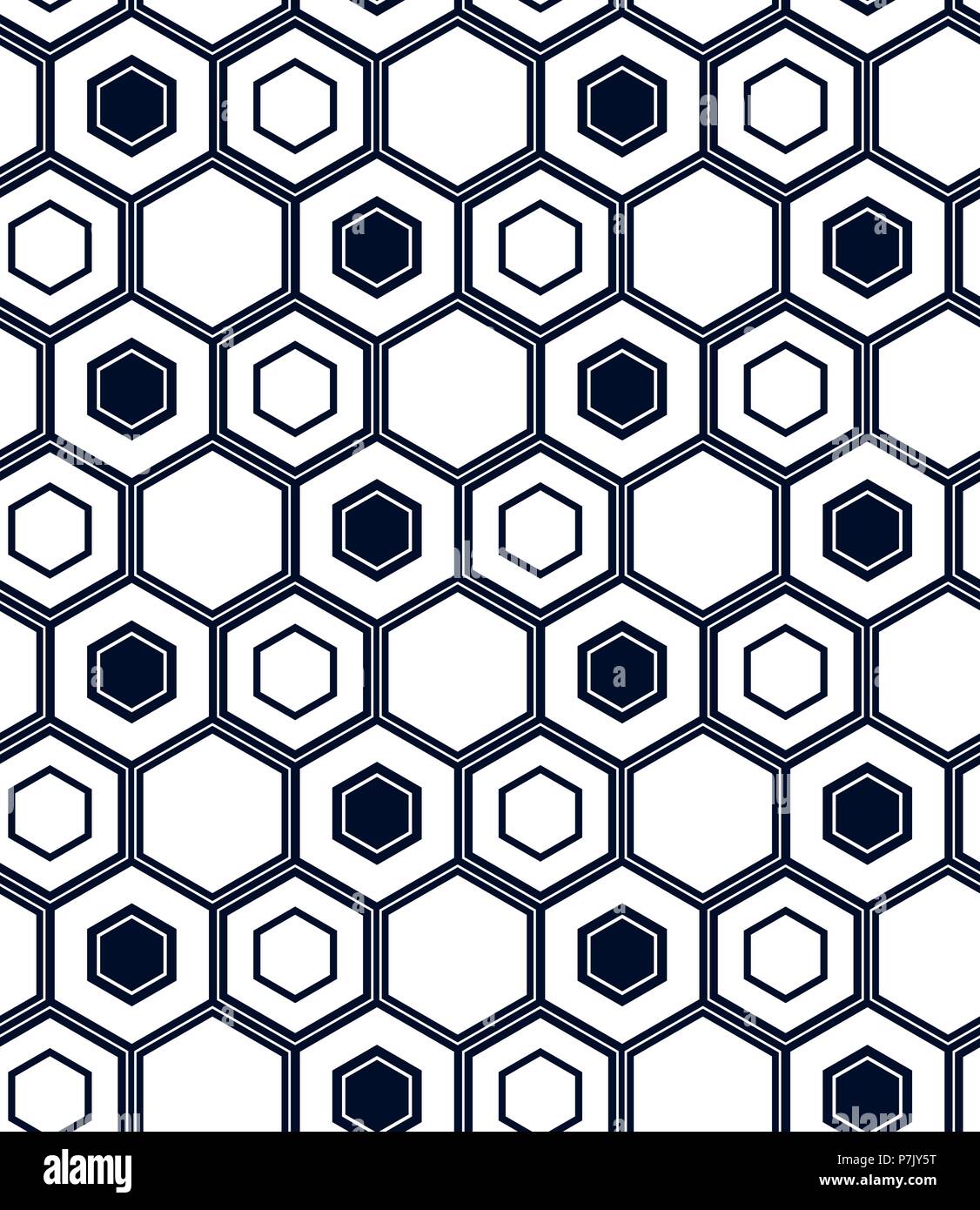Seamless repeating background from hexagons Stock Vector Image & Art ...