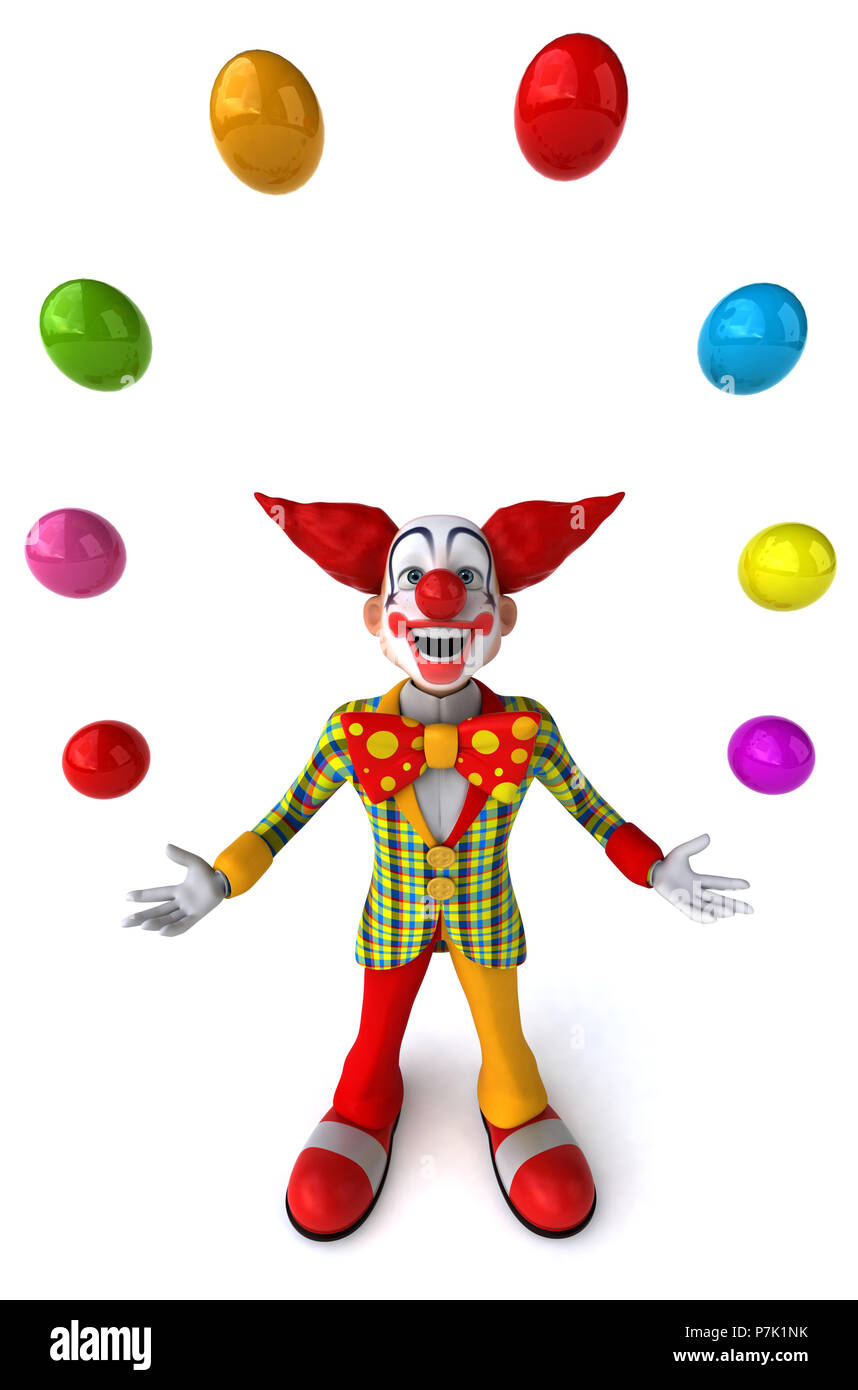 Birthday clown juggle hi-res stock photography and images - Alamy