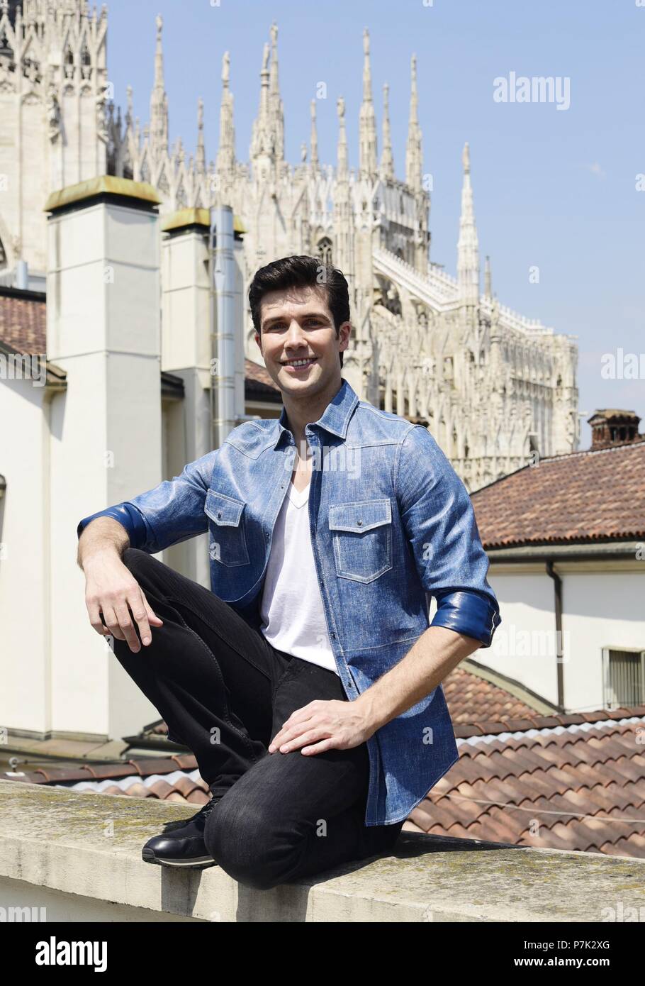 Roberto Bolle promotes 'On Dance' in Milan, Italy Featuring: Roberto ...