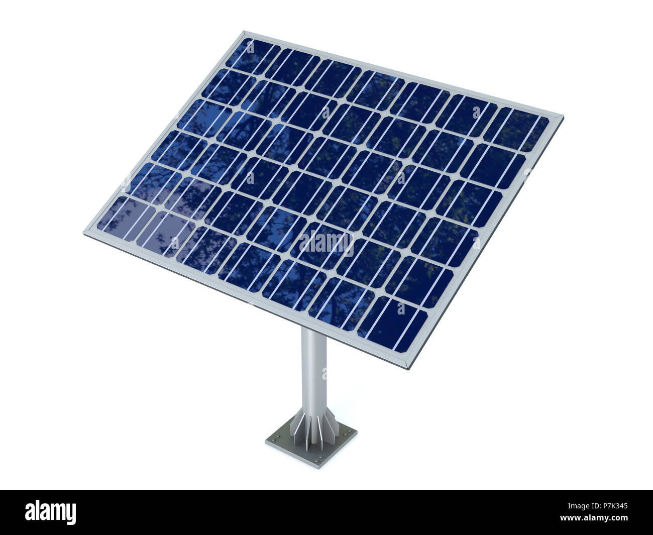 Solar panel cell on Cut Out Stock Images & Pictures - Alamy
