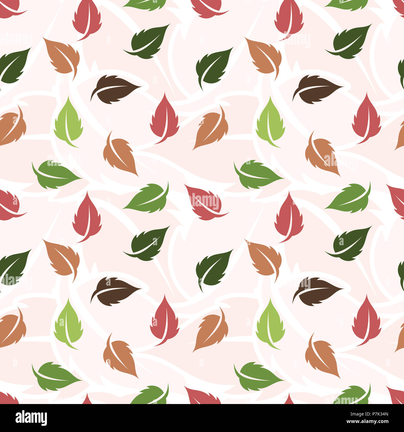 Repeating leaf pattern hi-res stock photography and images - Alamy