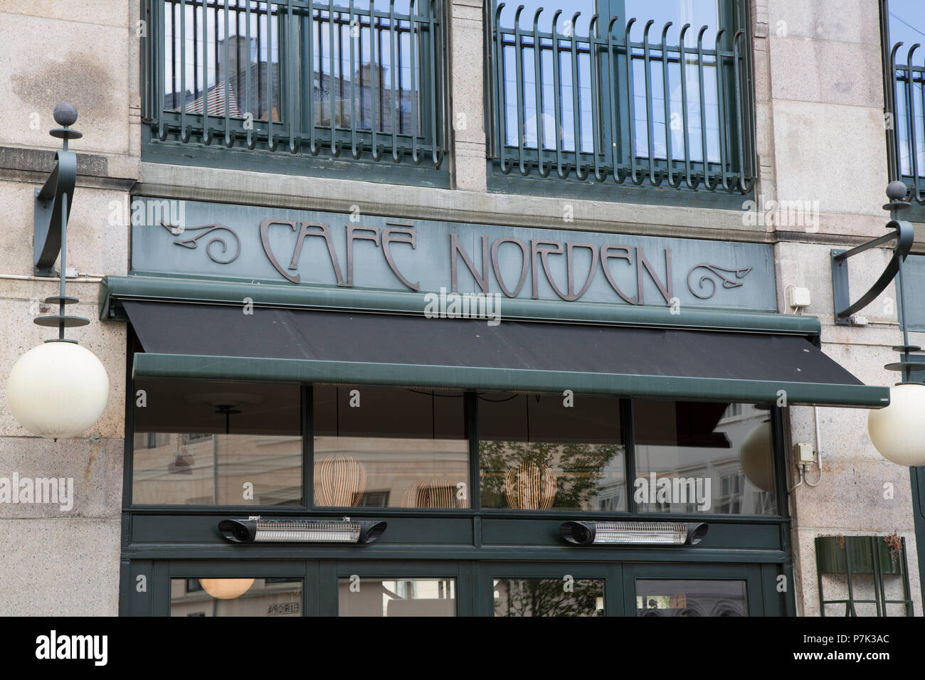 Cafe Norden Sign; Copenhagen; Denmark Stock Photo - Alamy