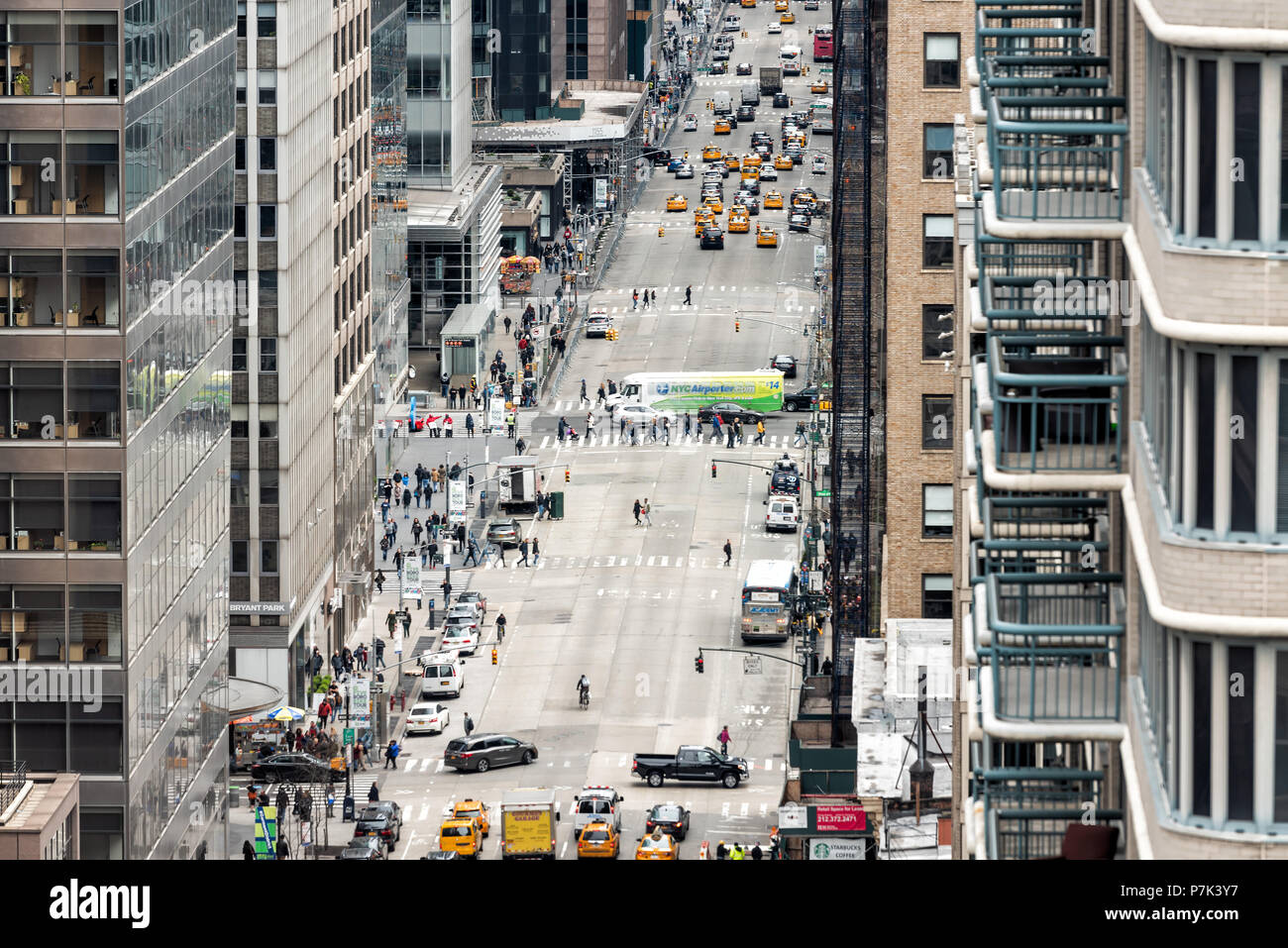 City Street View From Above