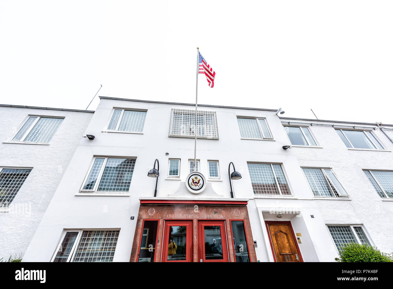 Reykjavik, Iceland - June 19, 2018: United States of America USA ...