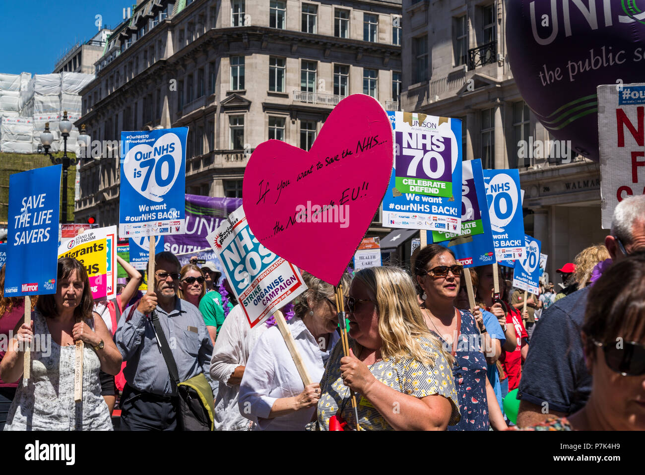 NHS 70th Anniversary March organised by People's Assembly, If you want ...