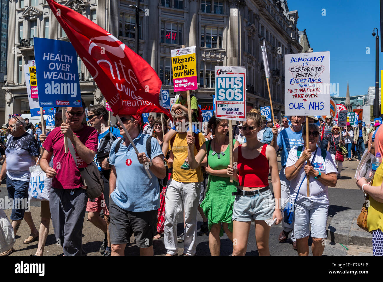 Nhs sos placard hi-res stock photography and images - Alamy
