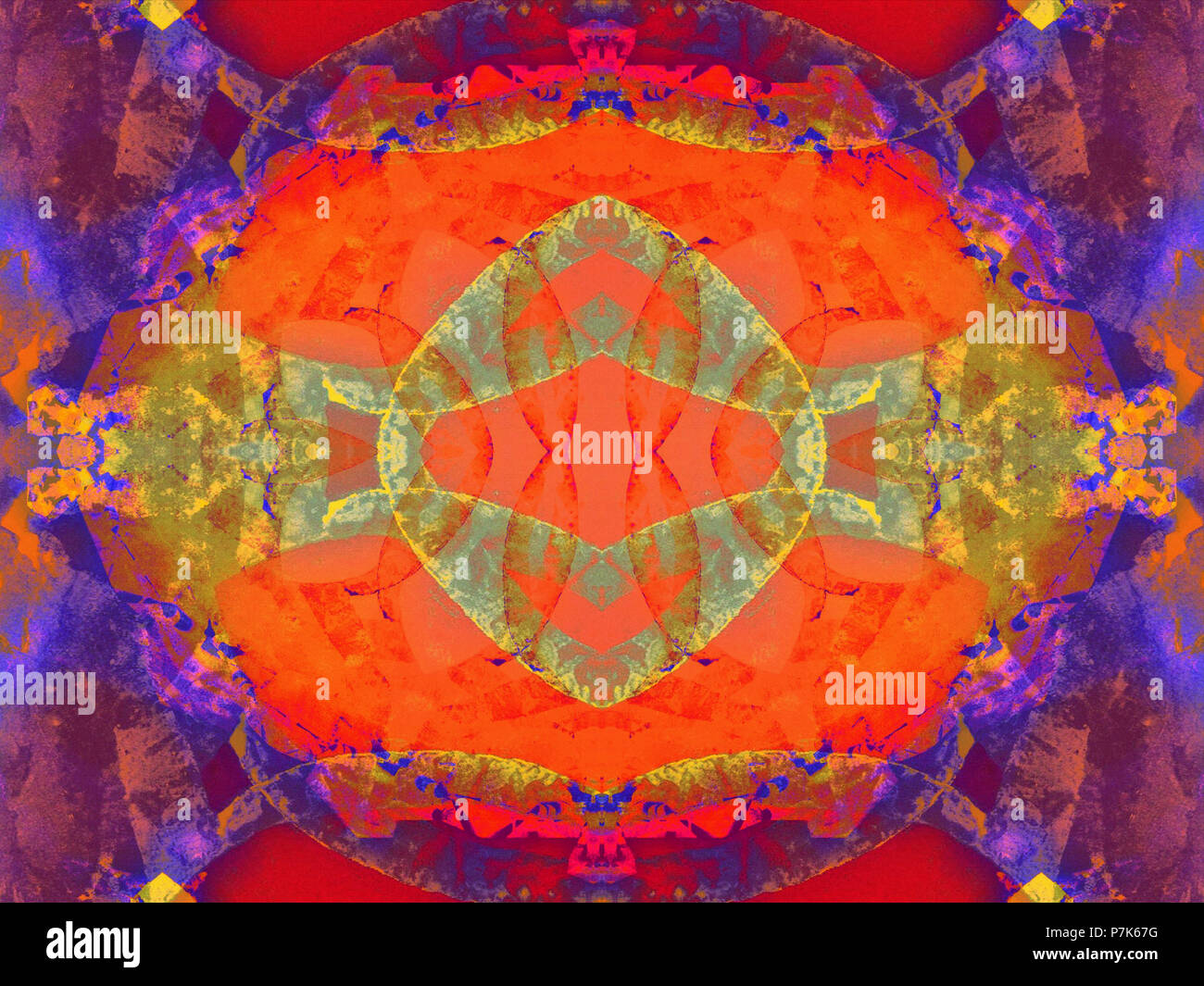 Photographic flower pattern, symmetrical Stock Photo - Alamy