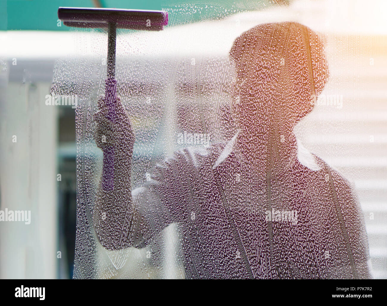 Wipe the glass hi-res stock photography and images - Alamy