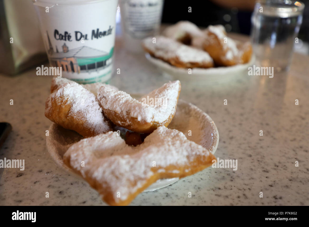 Beignets Doughnuts in New Orleans, Louisiana USA Stock Photo - Alamy