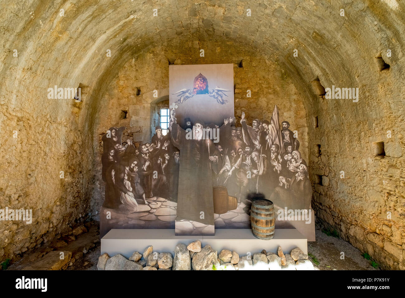 historical powder magazine with tomb of 1866, place of pilgrimage ...