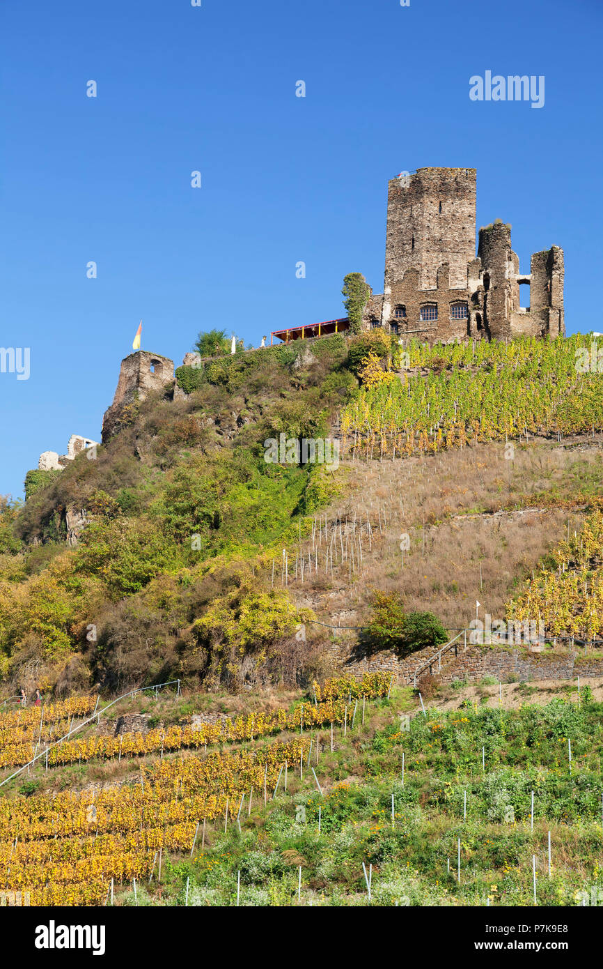 Castle ruin metternich beilstein germany hi-res stock photography and ...