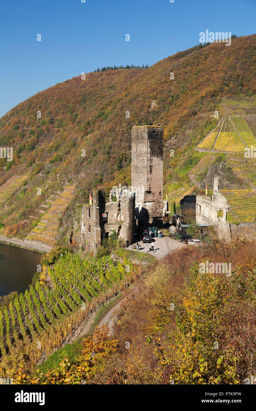 Castle ruin metternich beilstein germany hi-res stock photography and ...