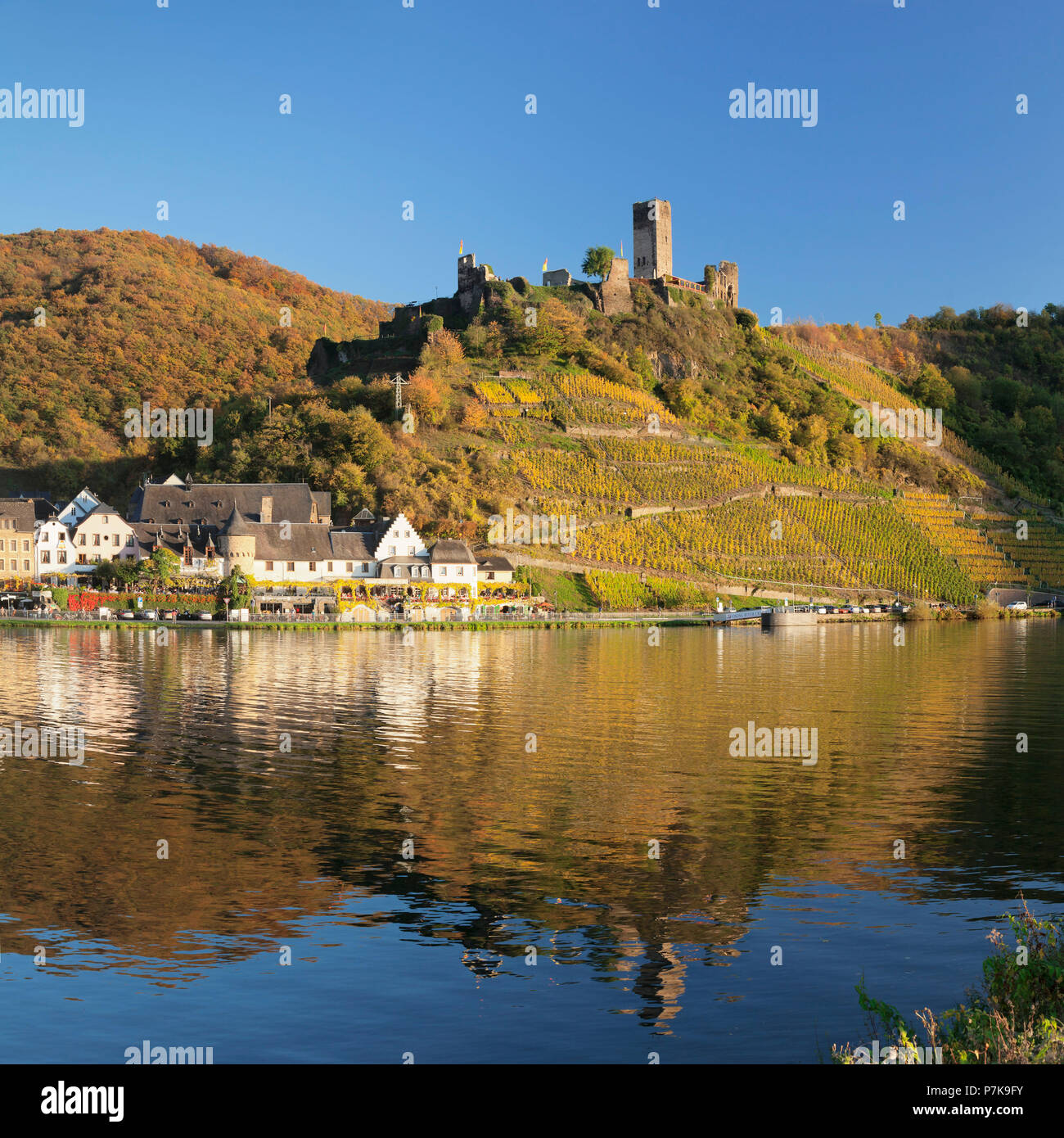 Castle ruin metternich beilstein germany hi-res stock photography and ...