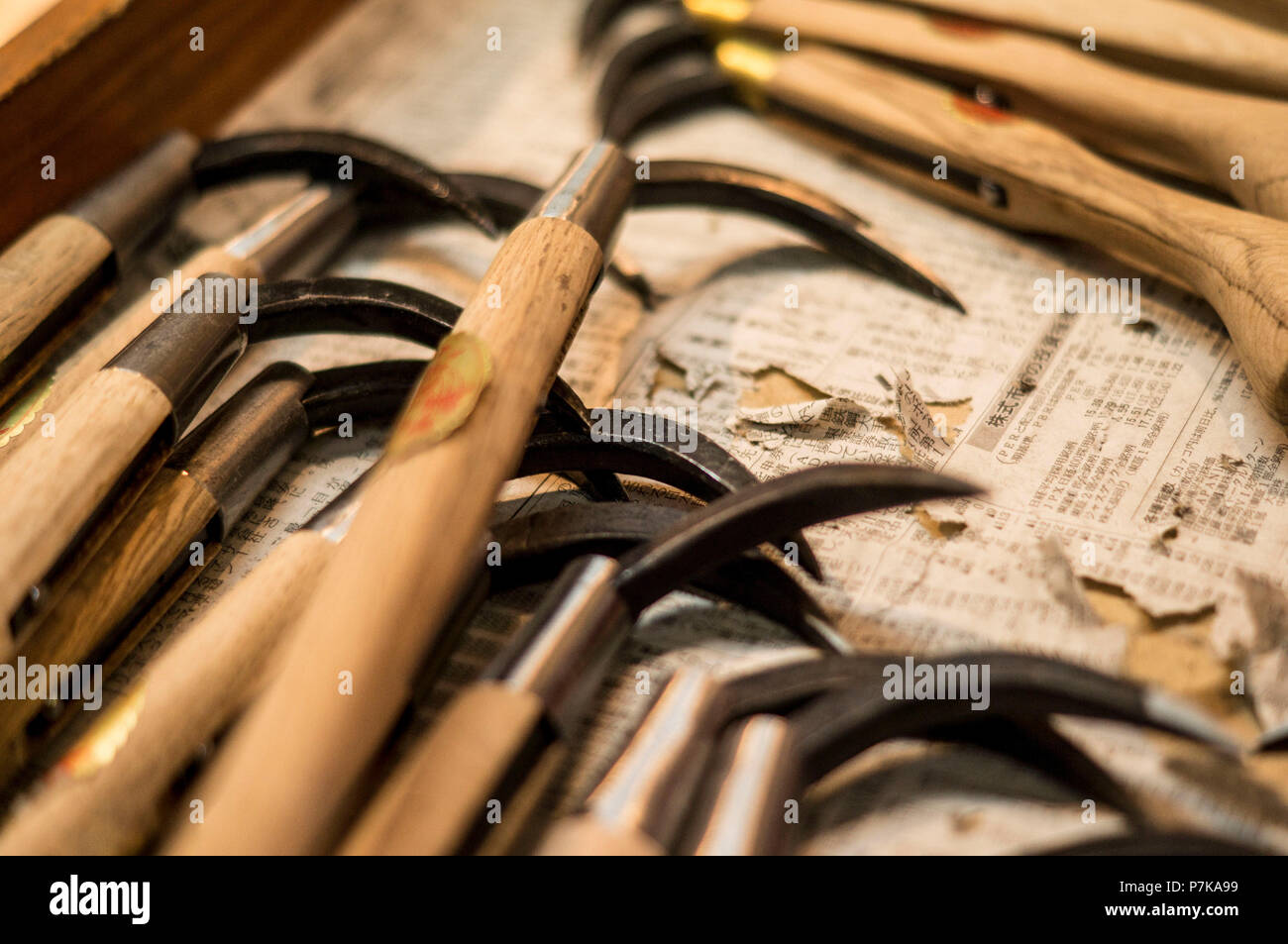 A tool on the fish market in Tokyo Stock Photo - Alamy