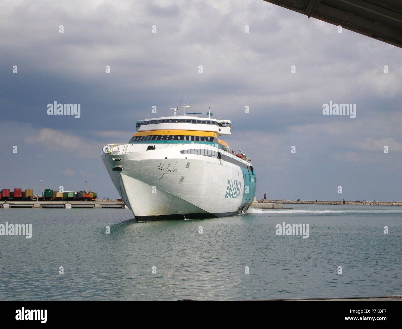 SUPER FAST FERRY FEDERICO GARCIA LORCA - BUQUE DE LA EMPRESA BALEARIA ...