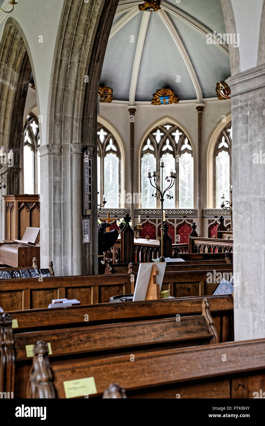 St Nicholas is an anglican parish church at Moreton, Dorset, England ...