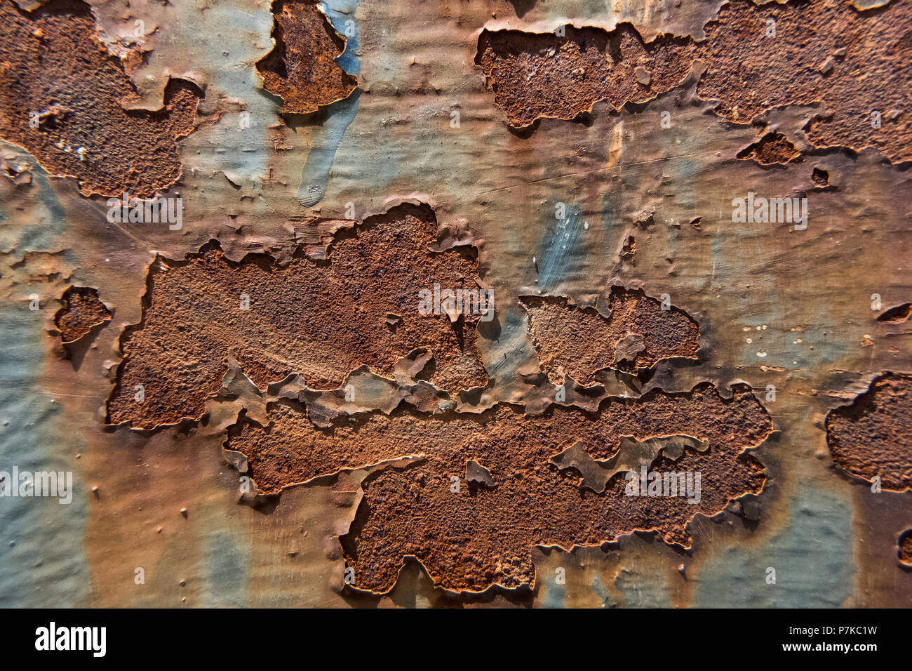 Old worn metal surface with paint. Rusty metal texture background ...
