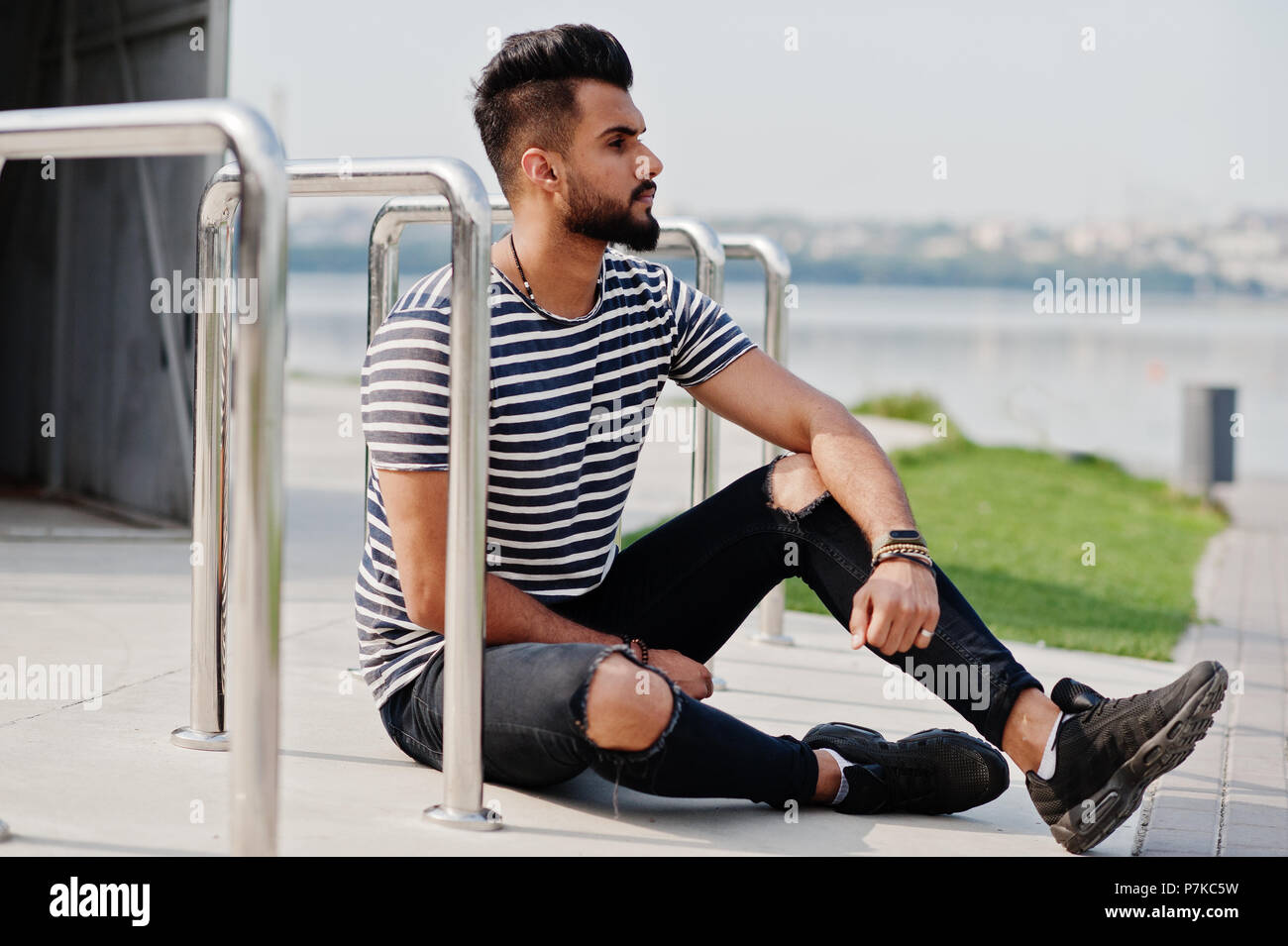 Young tall handsome arab hi-res stock photography and images - Alamy