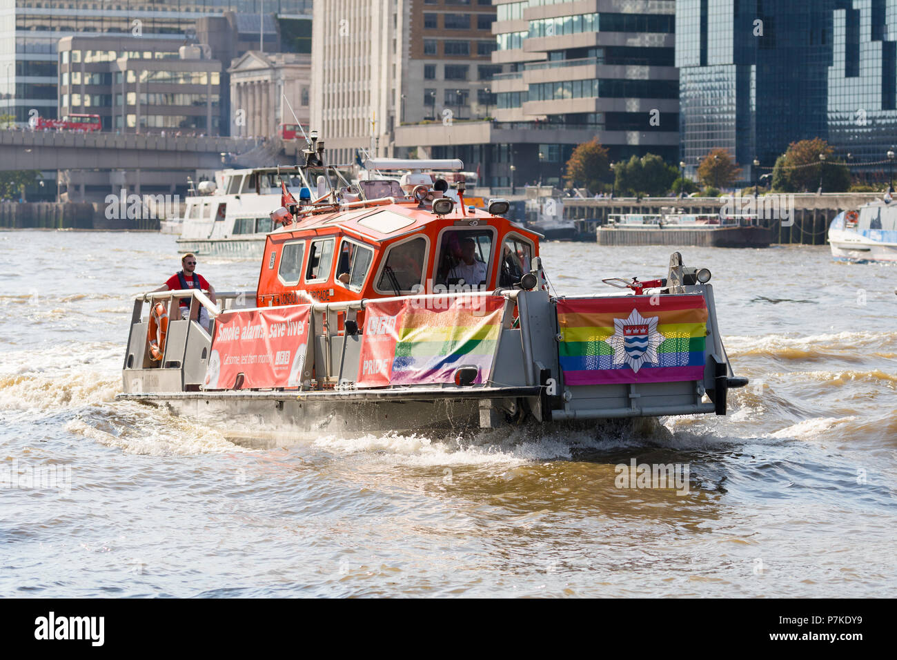 Fire brigade boat hi-res stock photography and images - Alamy