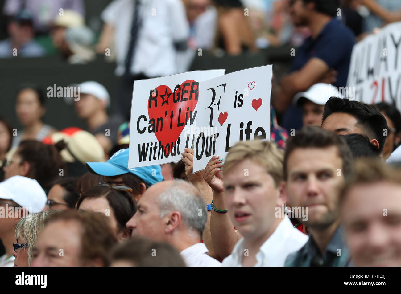 Wimbledon banners hi-res stock photography and images - Alamy