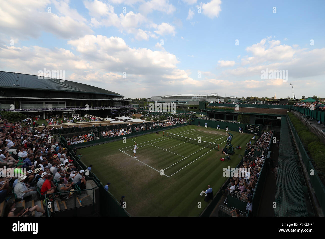 London, UK. 6th July 2018. All England Lawn Tennis and Croquet Club ...