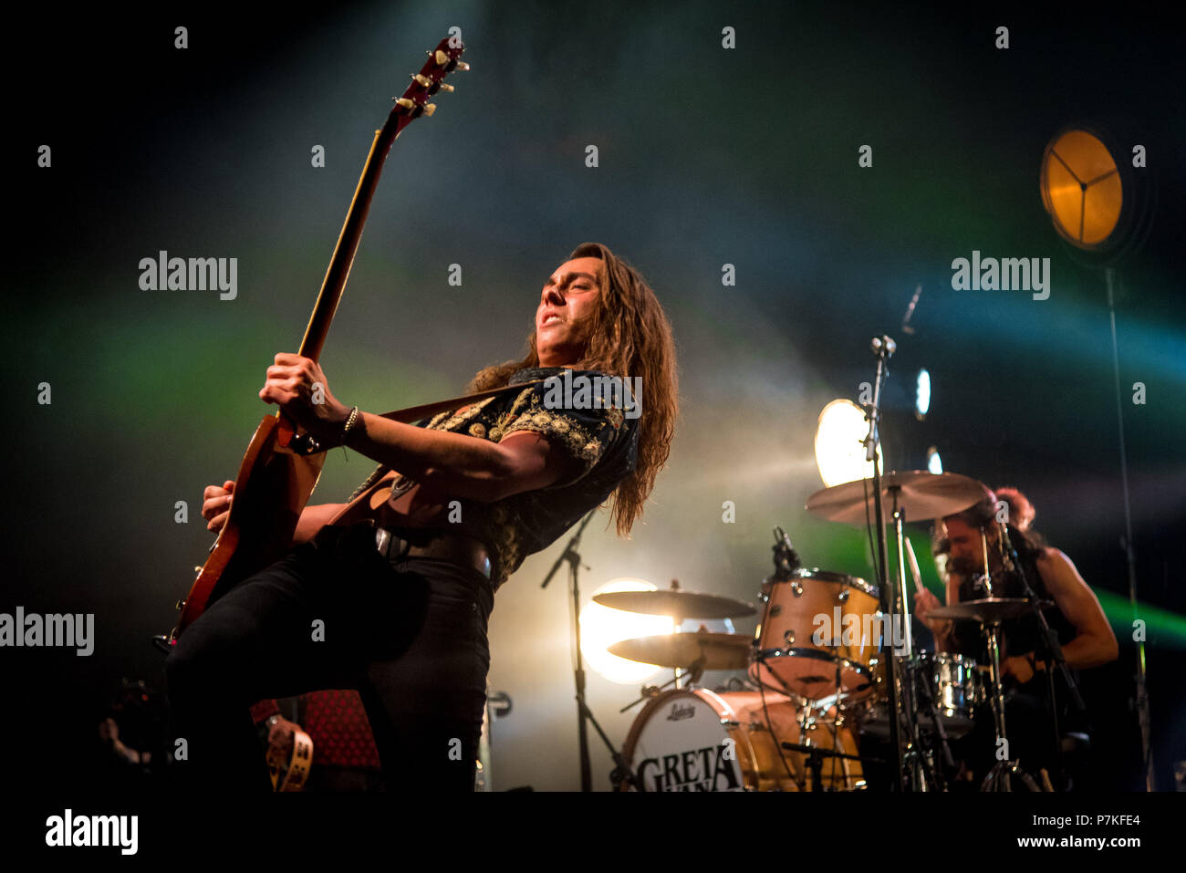 Sam Kiszka Of Greta Van Fleet High Resolution Stock Photography and ...