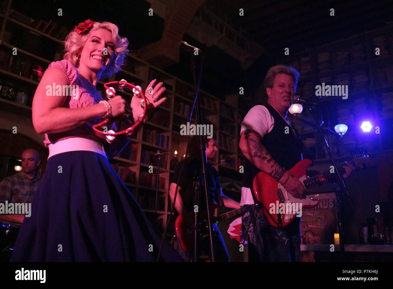 California, USA. 7th July 2018. Angie Finley, Joe Finley 07/06/2018 ...