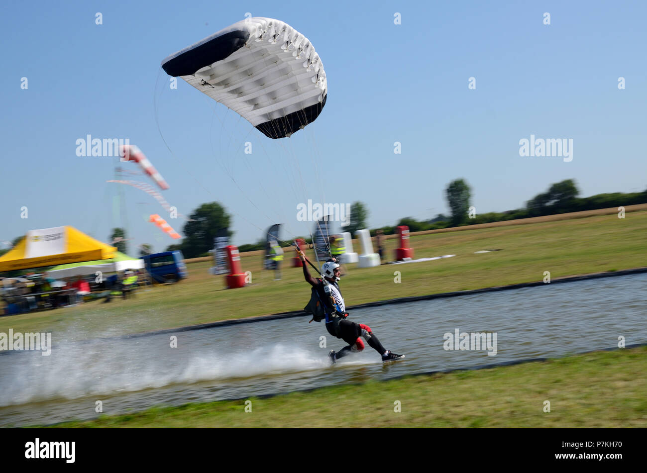 Wroclaw, Poland. 7th July, 2018. 1st World Canopy Piloting Freestyle ...
