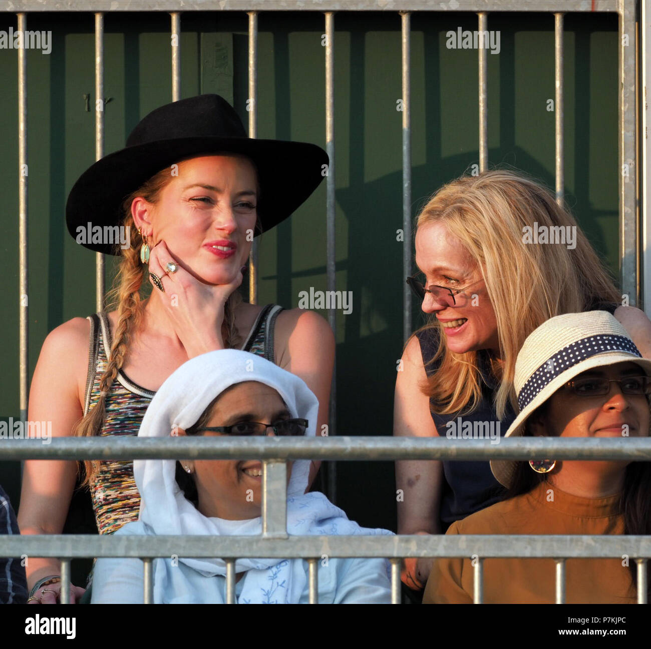 London, UK. 06th July, 2018. Amber Heard and new her beau 31 year old ...