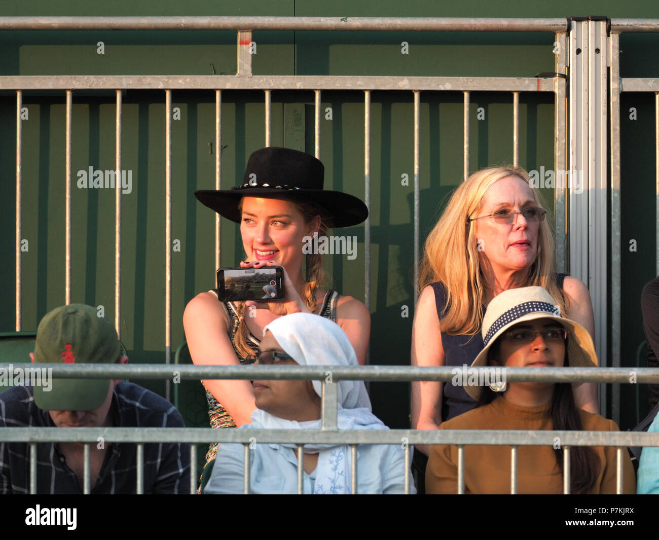 London, UK. 06th July, 2018. Amber Heard and new her beau 31 year old ...