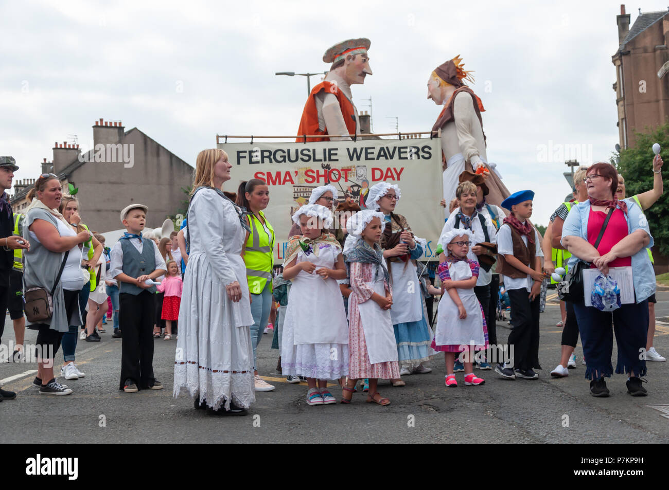 Paisley, Scotland, UK. 7th July, 2018. Participants celebrating Sma ...