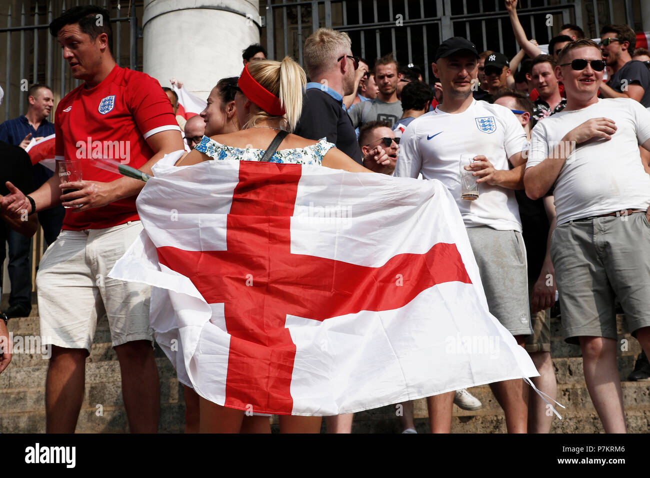 English football fan drunk hi-res stock photography and images - Alamy