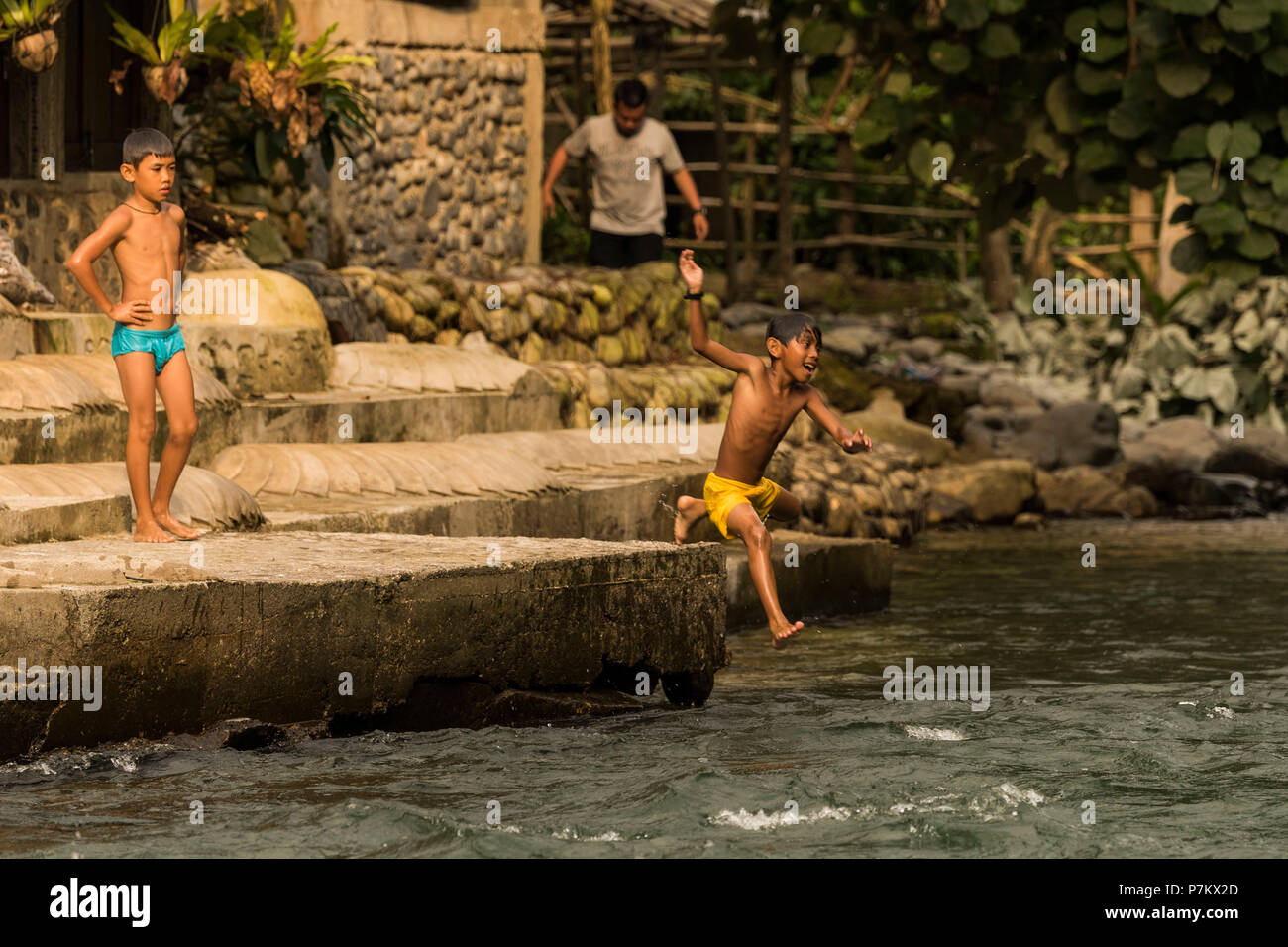 Greek Boys Bathing