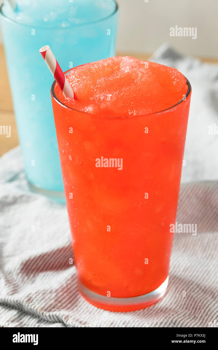 Glass cup drink cold cherry frozen hi-res stock photography and images ...