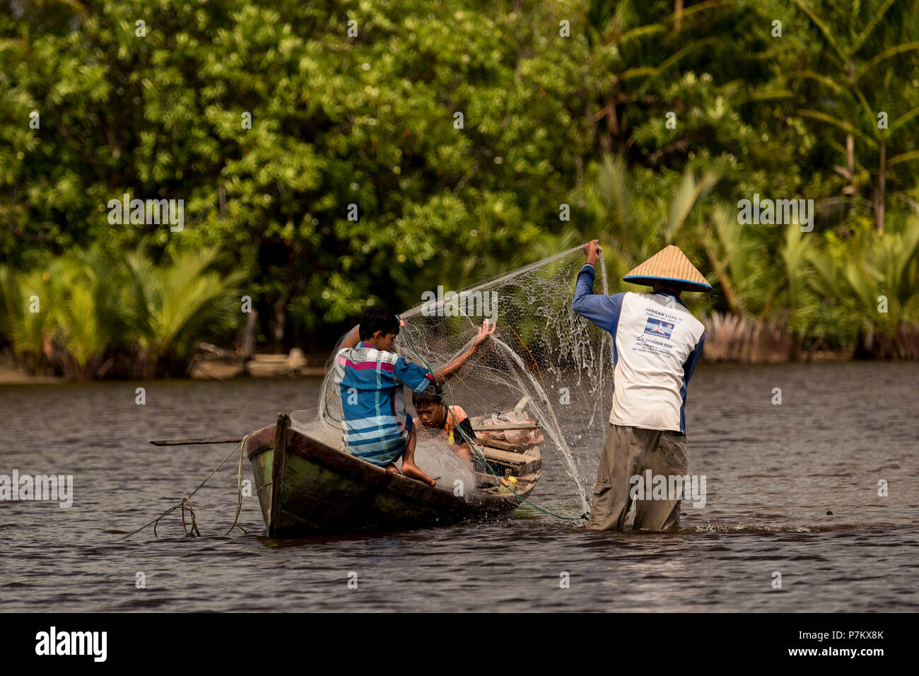 Fishing family fishing Stock Photo - Alamy