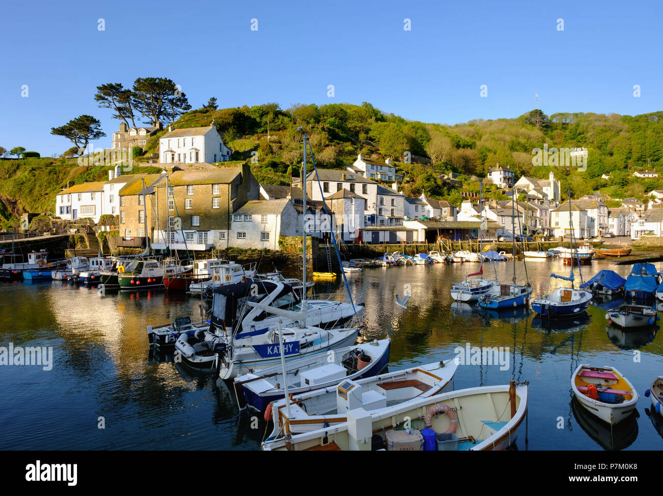 Fishing port, Polperro, Cornwall, England, UK Stock Photo - Alamy