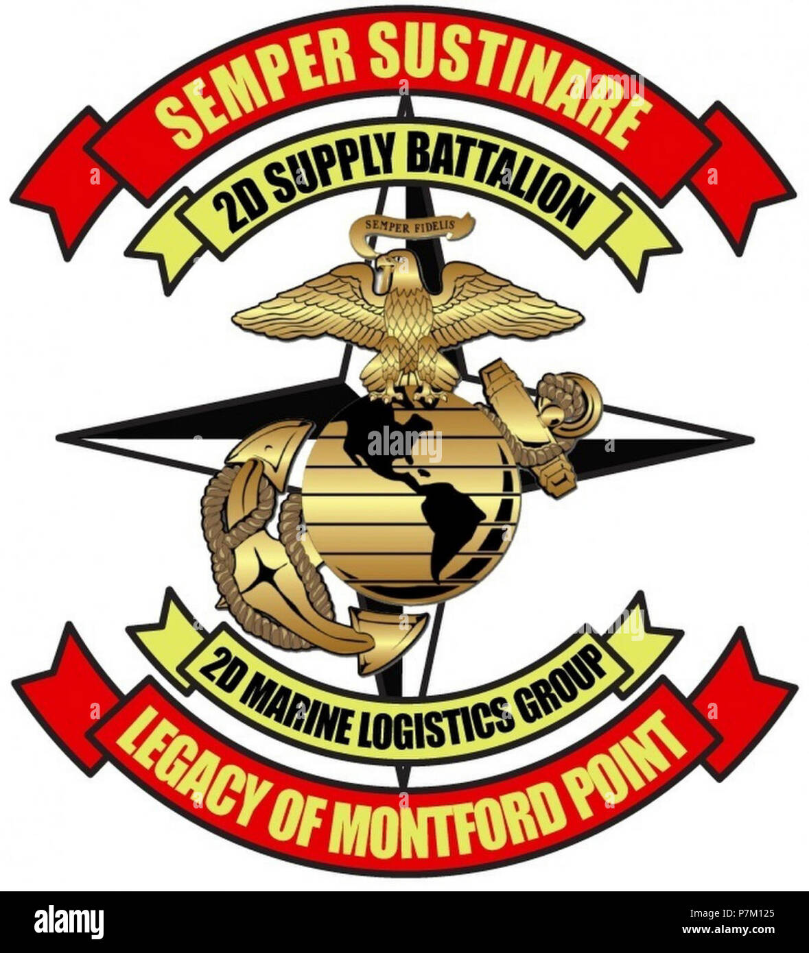 2d Supply Battalion insignia Stock Photo - Alamy