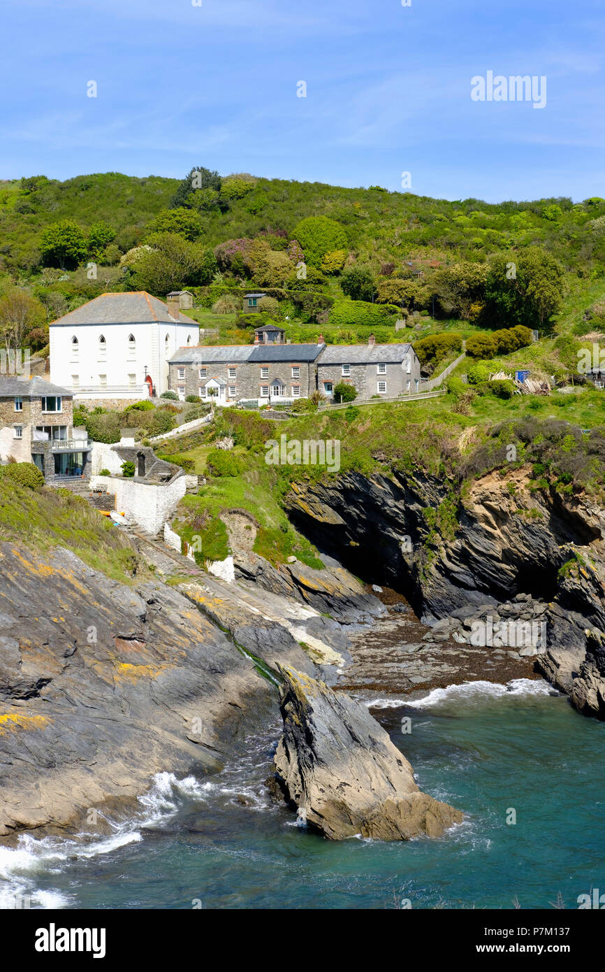 Portloe, at Veryan, Cornwall, England, UK Stock Photo - Alamy