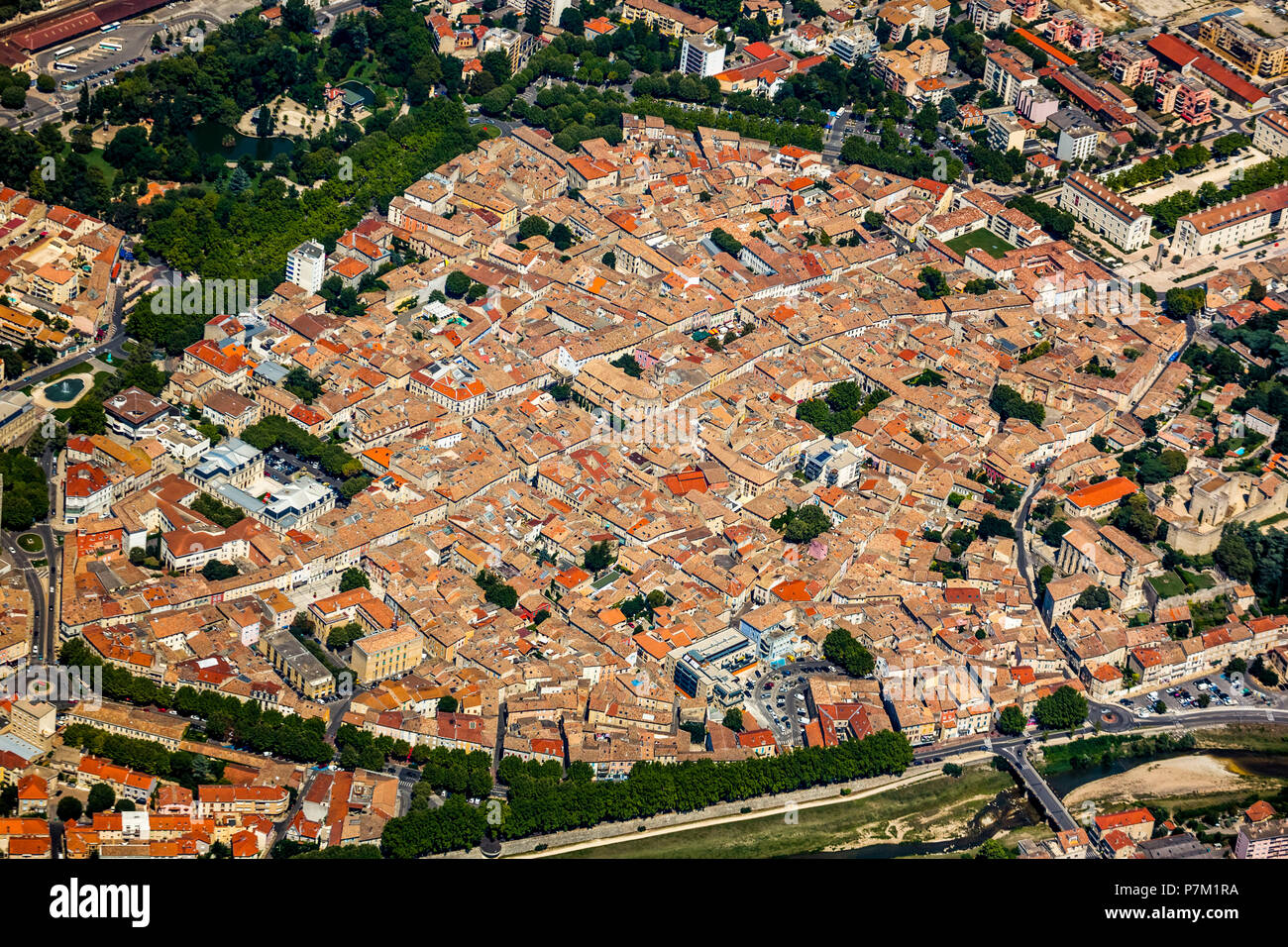 Town centre of montelimar hi-res stock photography and images - Alamy
