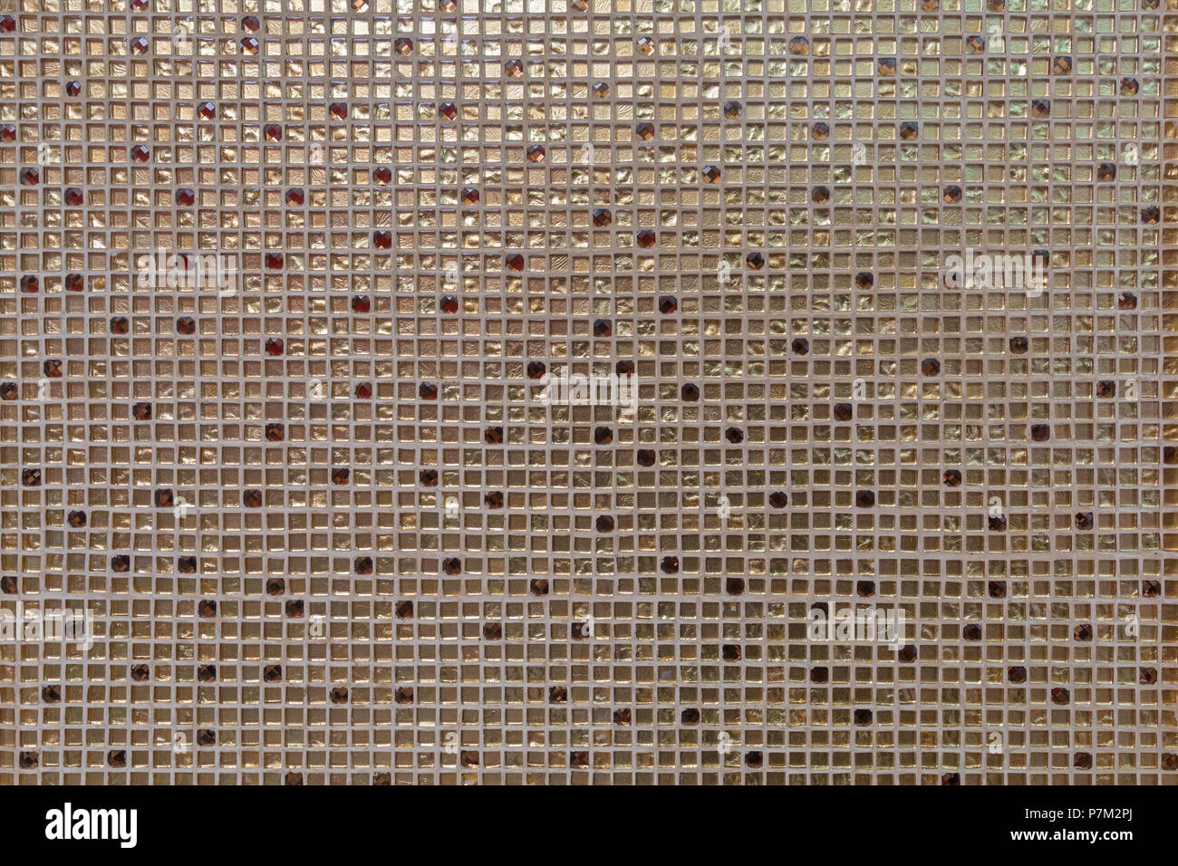 Golden Building Exterior Facade With Luxury Gemstones Decor Stock Photo ...