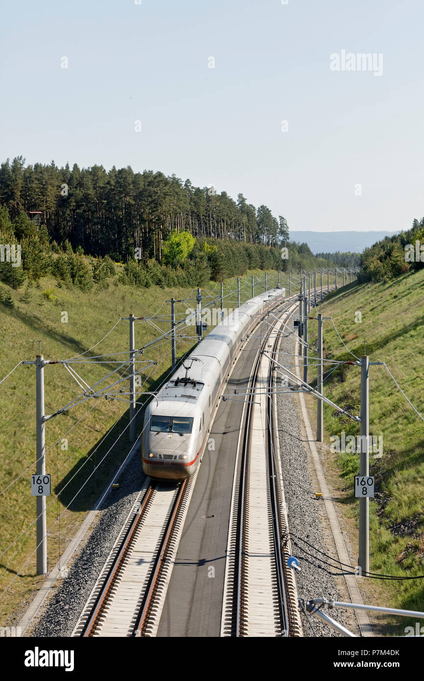 Train rail track cutting hi-res stock photography and images - Alamy