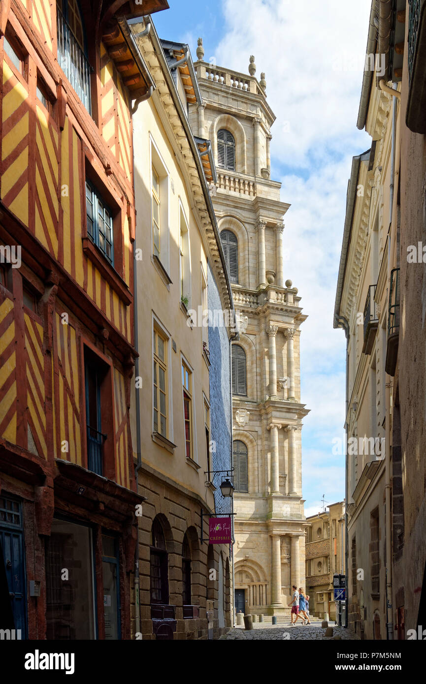 Old town rennes france hi-res stock photography and images - Alamy
