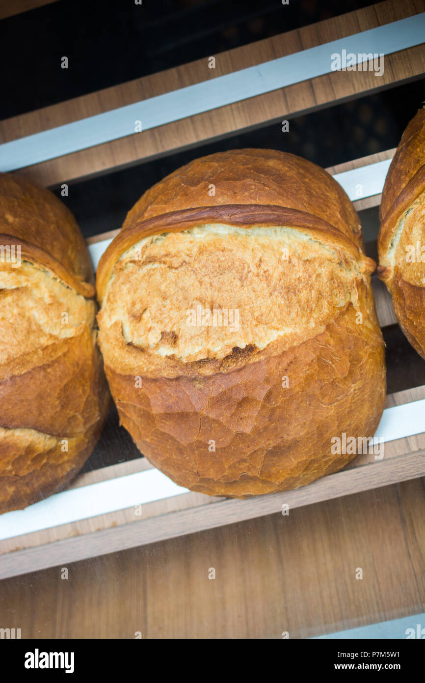 Traditional Turkish style made bread loaf Stock Photo - Alamy