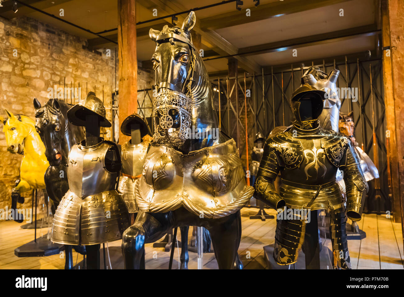 England, London, Tower of London, The White Tower, Display of Medieval ...